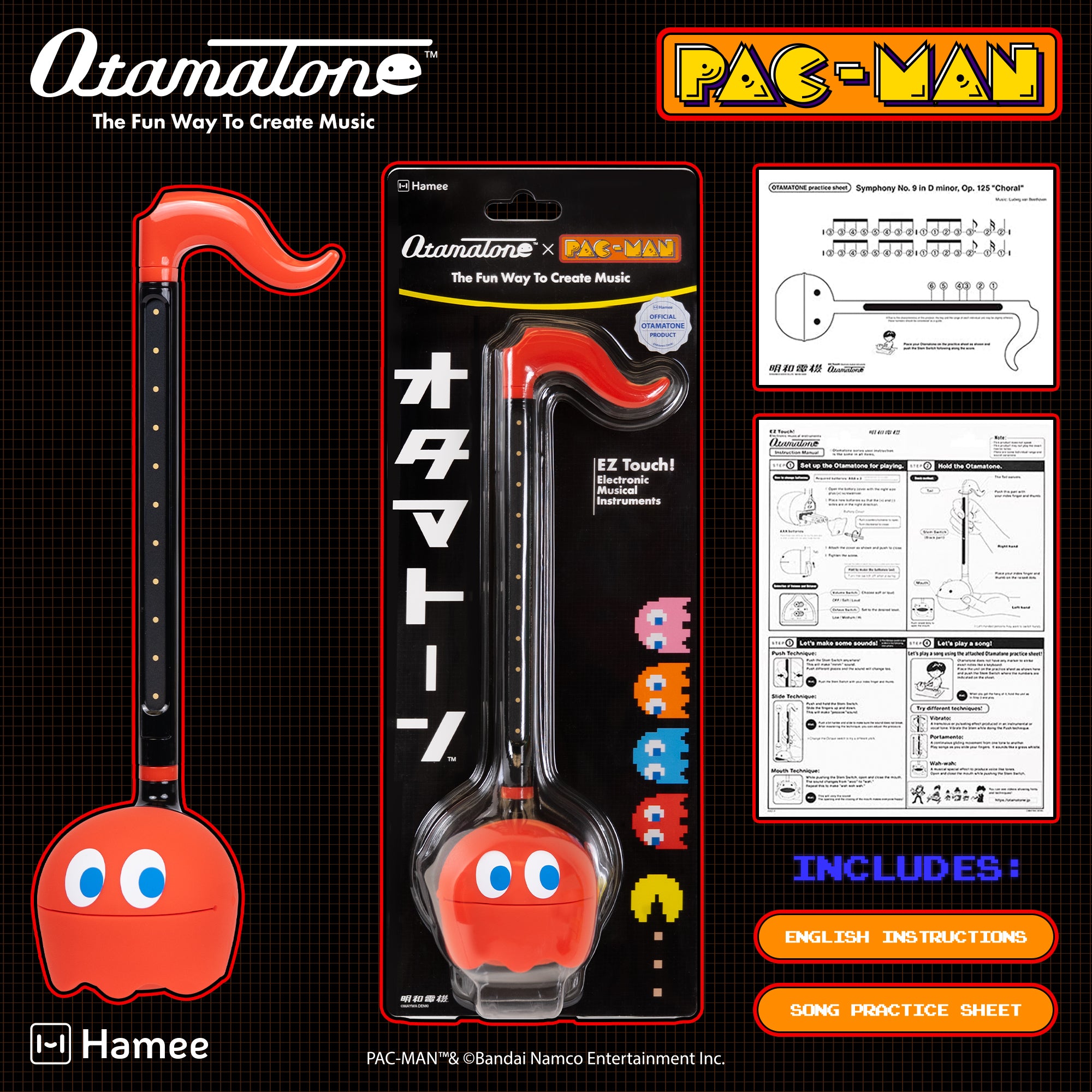 Otamatone PAC-MAN (Blinky) – Hamee.com - Hamee US