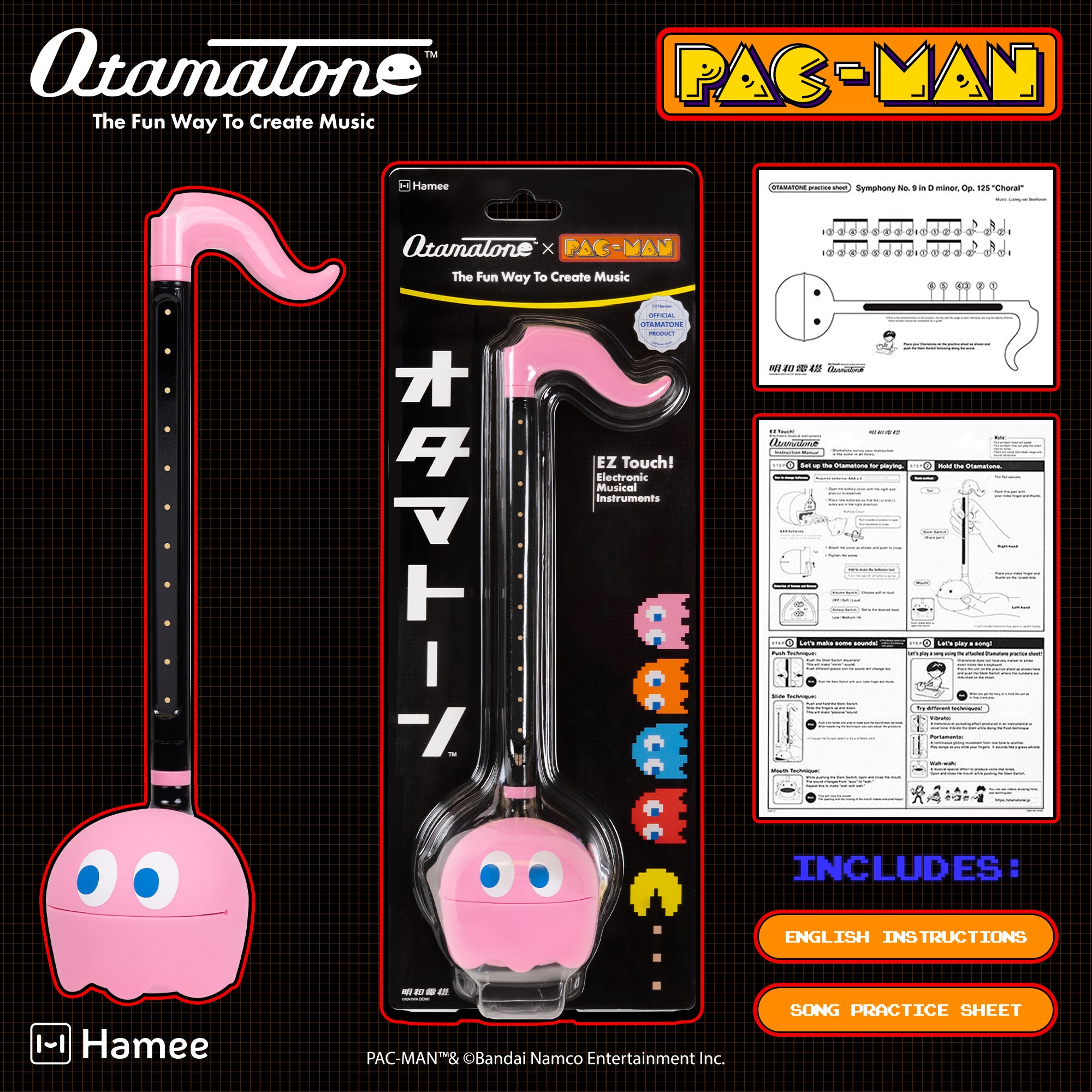 Otamatone PAC-MAN (Pinky) – Hamee.com - Hamee US