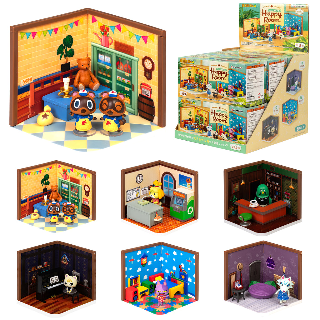 RE-MENT Nintendo Animal Crossing Blind Box Mini Figures (Happy Room ...