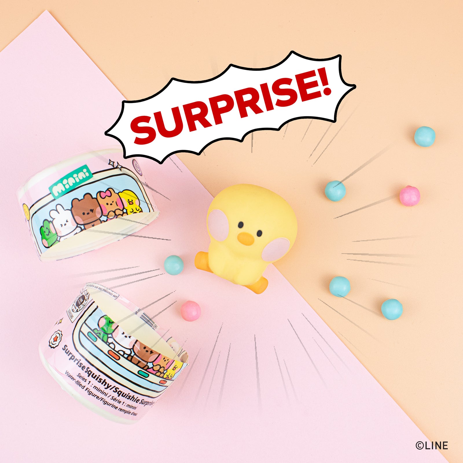 LINE Friends minini Series 1 Capsule Squishy